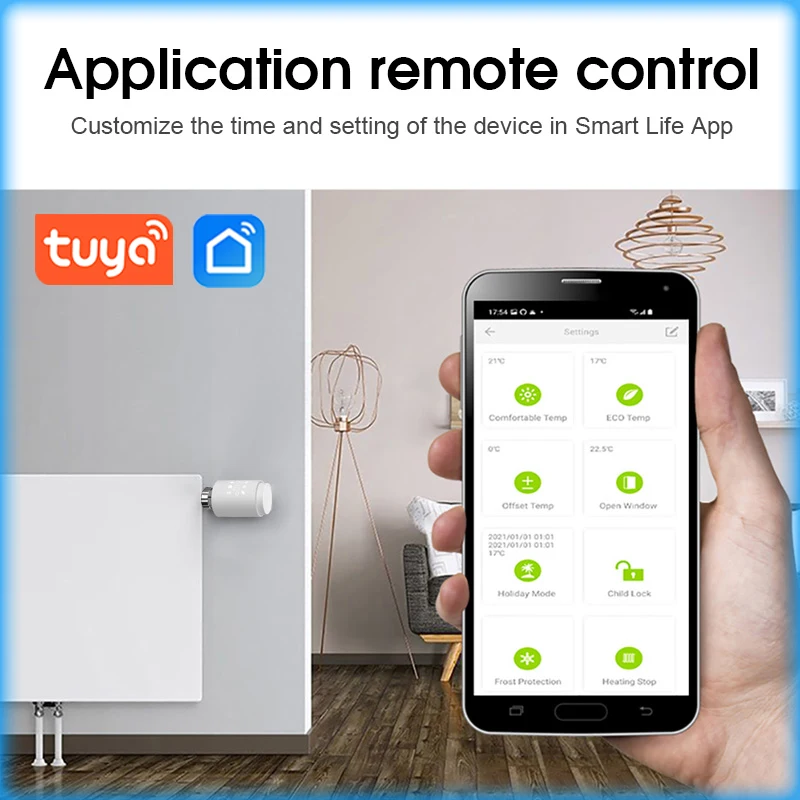 Intelligens Élet Trv Termosztát Tuya Radiátor Szelep Programozható ...