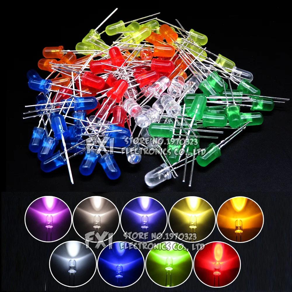 Kit-surtido-de-diodos-LED-F5-de-5MM-blanco-verde-rojo-azul-amarillo ...