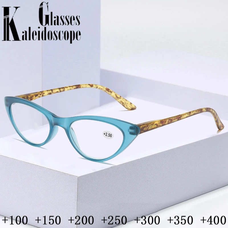 Nieuwe-Cat-Eye-Leesbril-Vrouwen-Kleine-Frame-Presbyopie-Brillen-Dames ...