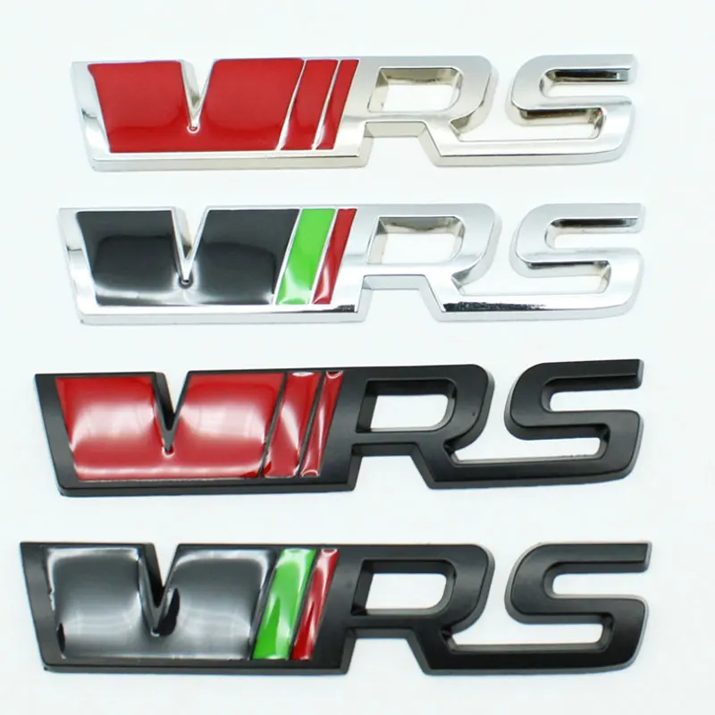 Etiqueta engomada del coche del logotipo de la letra VRS para ...
