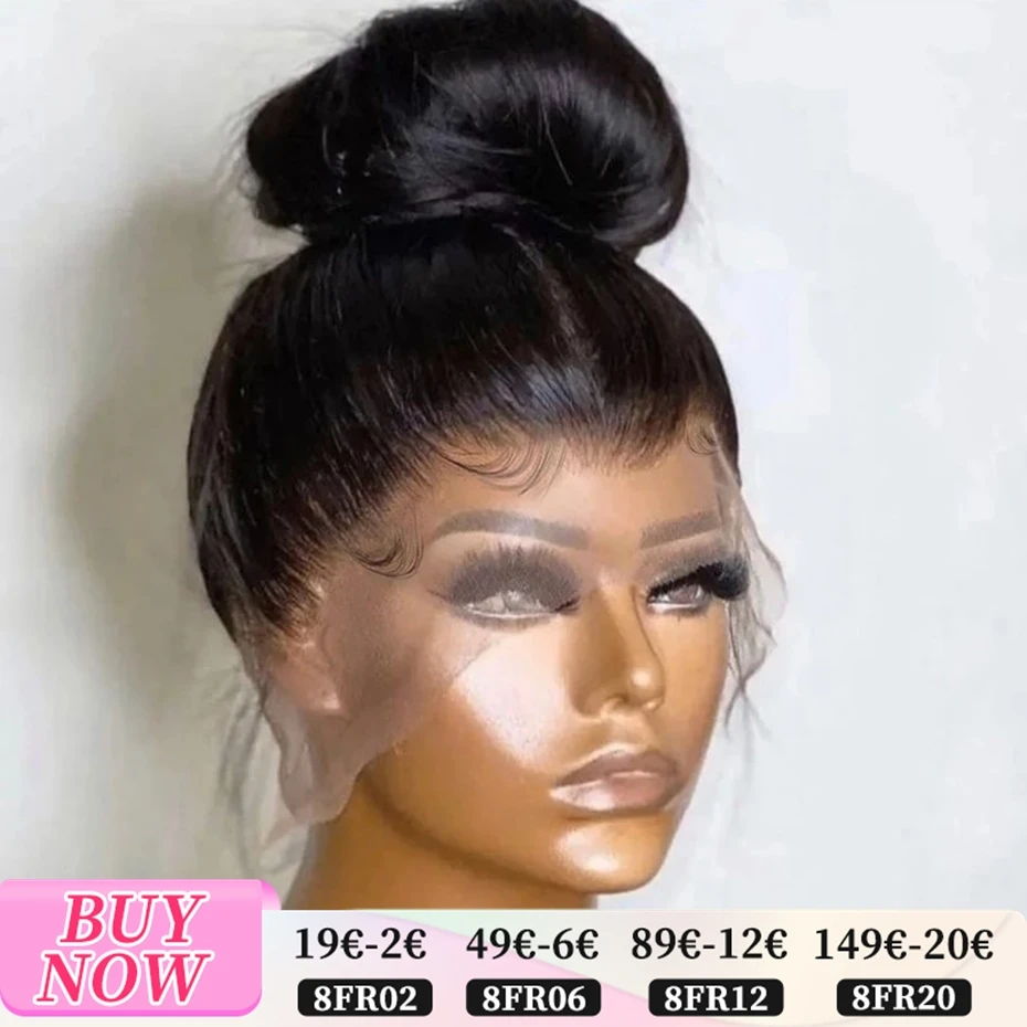 Perruque-Lace-Front-Wig-lisse-br-silienne-naturelle-cheveux-lisses-180 ...