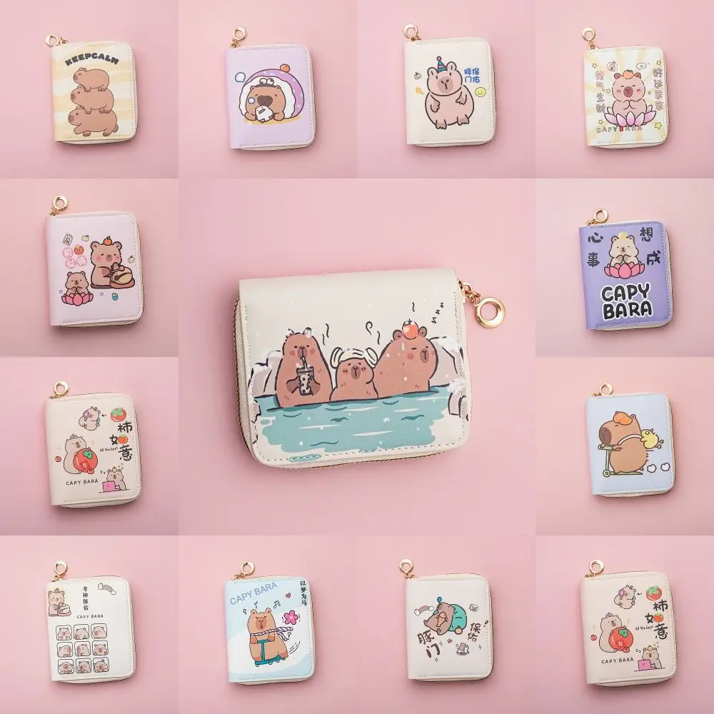 Mini-Capybara-Money-Coin-Purse-Zipper-INS-Style-Wallet-Money-Bag-PU ...