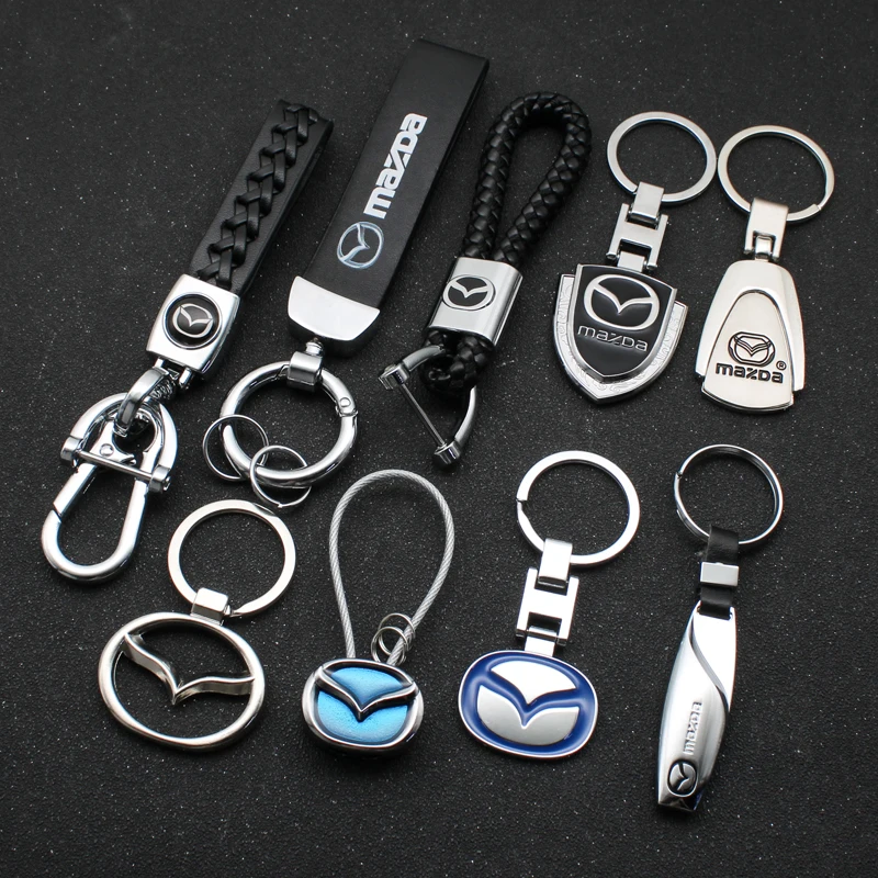 1Pcs-Car-Keychain-Metal-Keyring-Emblem-Holder-Accessories-For-Mazda-3-2 ...