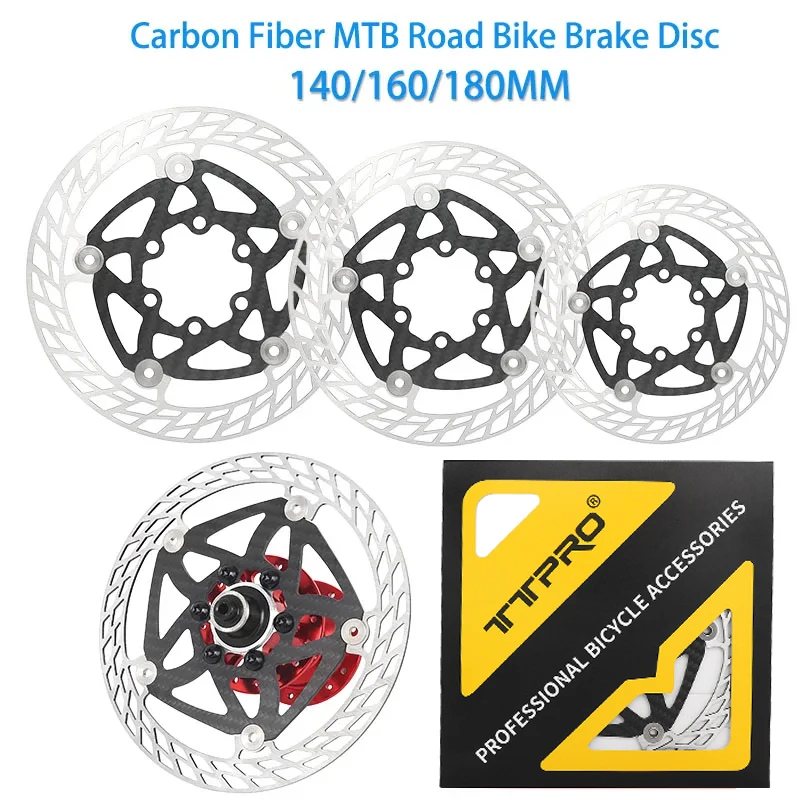 Carbon-Fiber-Bike-Disc-Brake-Rotor-1-2PCS-MTB-Road-Bicycle-Gravel ...