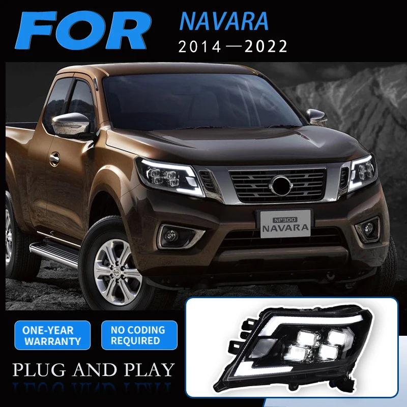 Headlight-For-Navara-LED-Headlights-2014-2022-NP300-Head-Lamp-Car ...