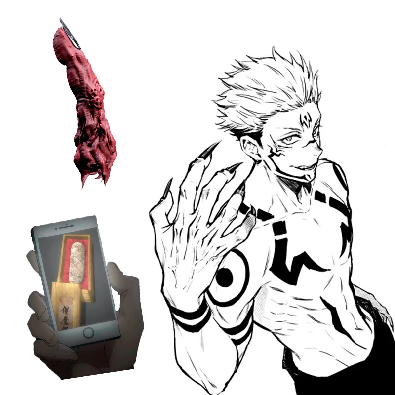 Jujutsu Kaisen Figure Ryomen Sukuna Finger Special Curse Collection ...