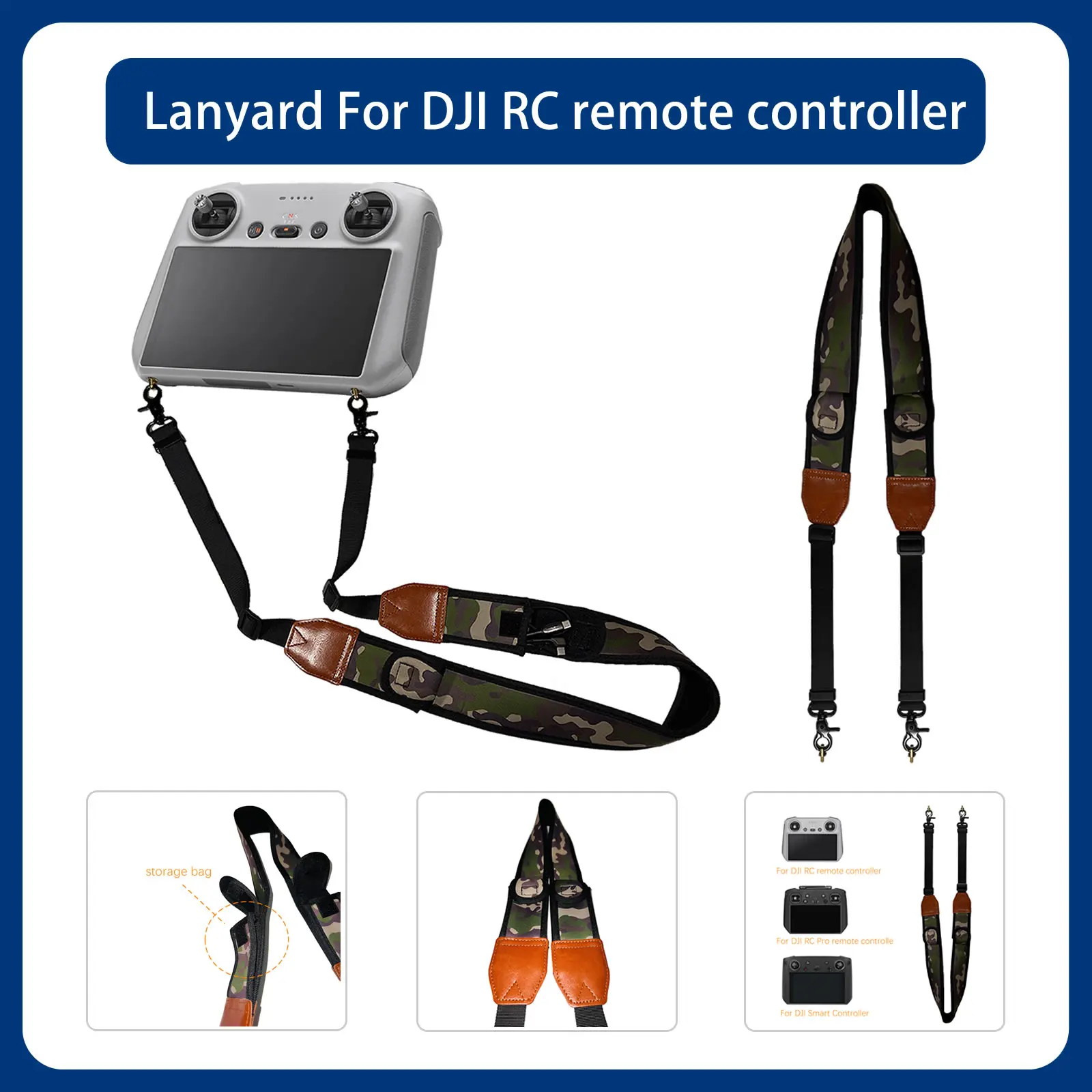 Drone-Remote-Controller-Lanyard-Neckstrap-Sling-Strap-for-DJI-Mini-3 ...