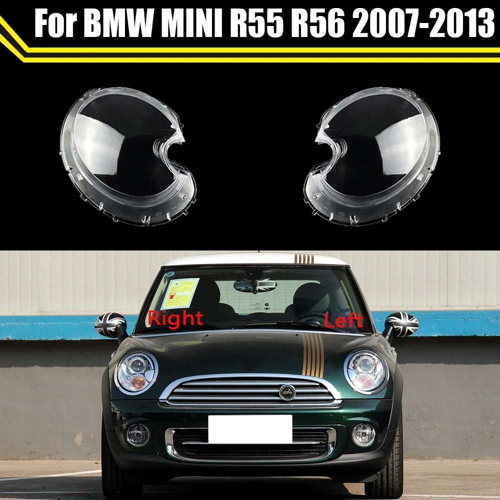 Replace-Head-Light-Lens-Glass-Mask-For-BMW-MINI-R55-R56-2007-2013-Car ...