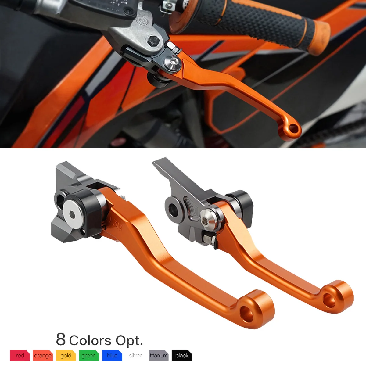Motorcycle-Brake-Clutch-Lever-Handle-for-KTM-250-300-350-400-450-500 ...