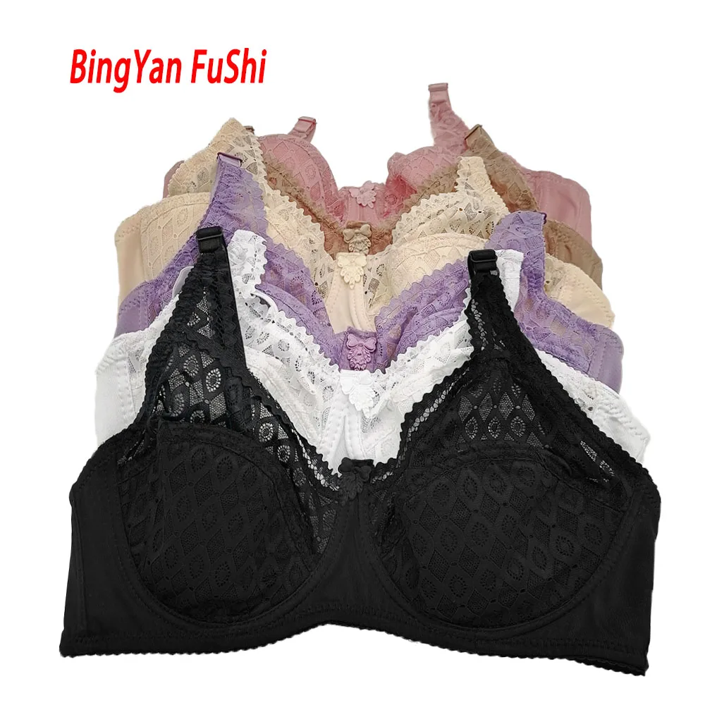 Solid-Color-Plus-Size-34-46-B-C-D-E-Cup-Women-Bra-Intimate-Underwear ...