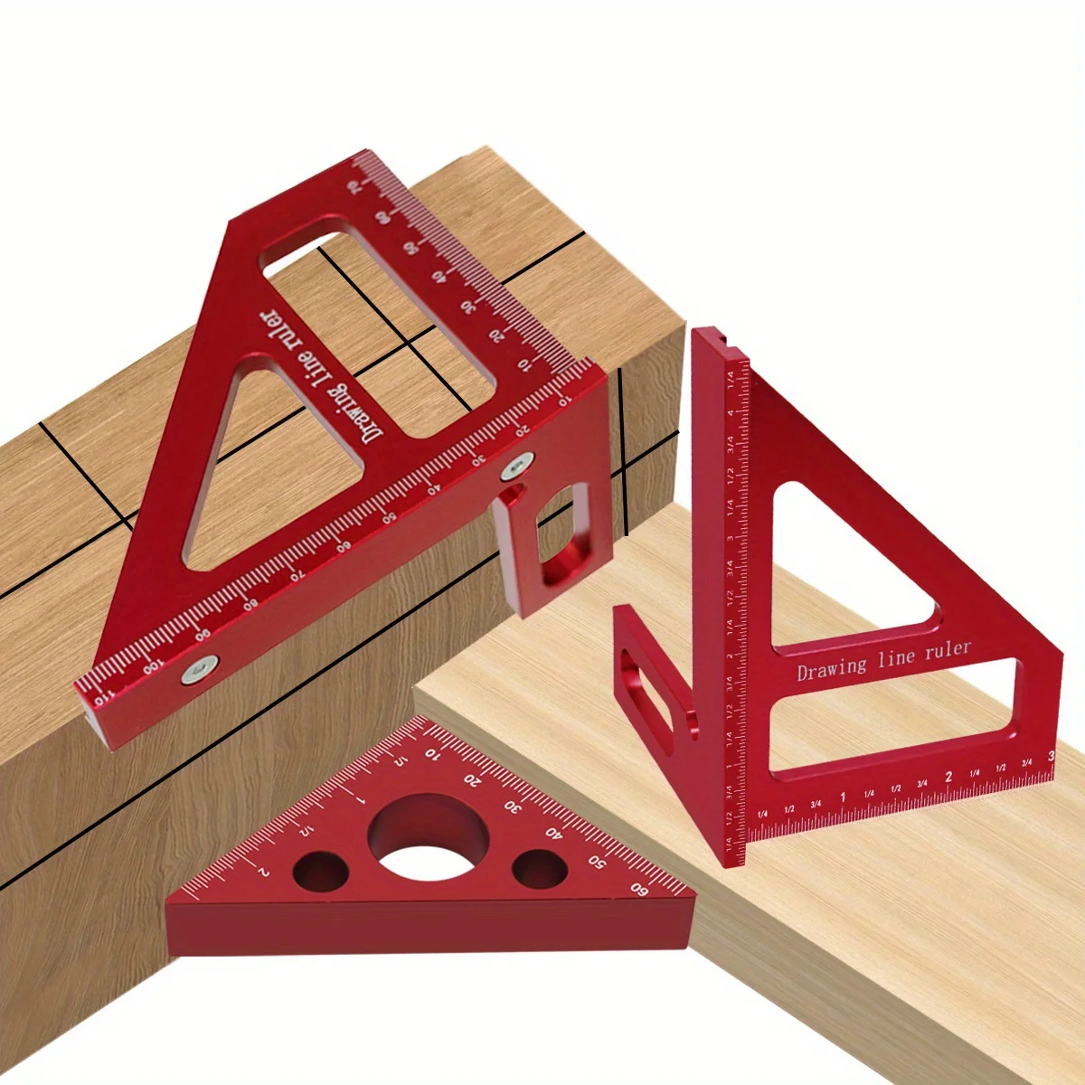 1Pc-2Pcs-Carpenter-Square-Kit-Woodworking-Square-Protractor-Miter ...