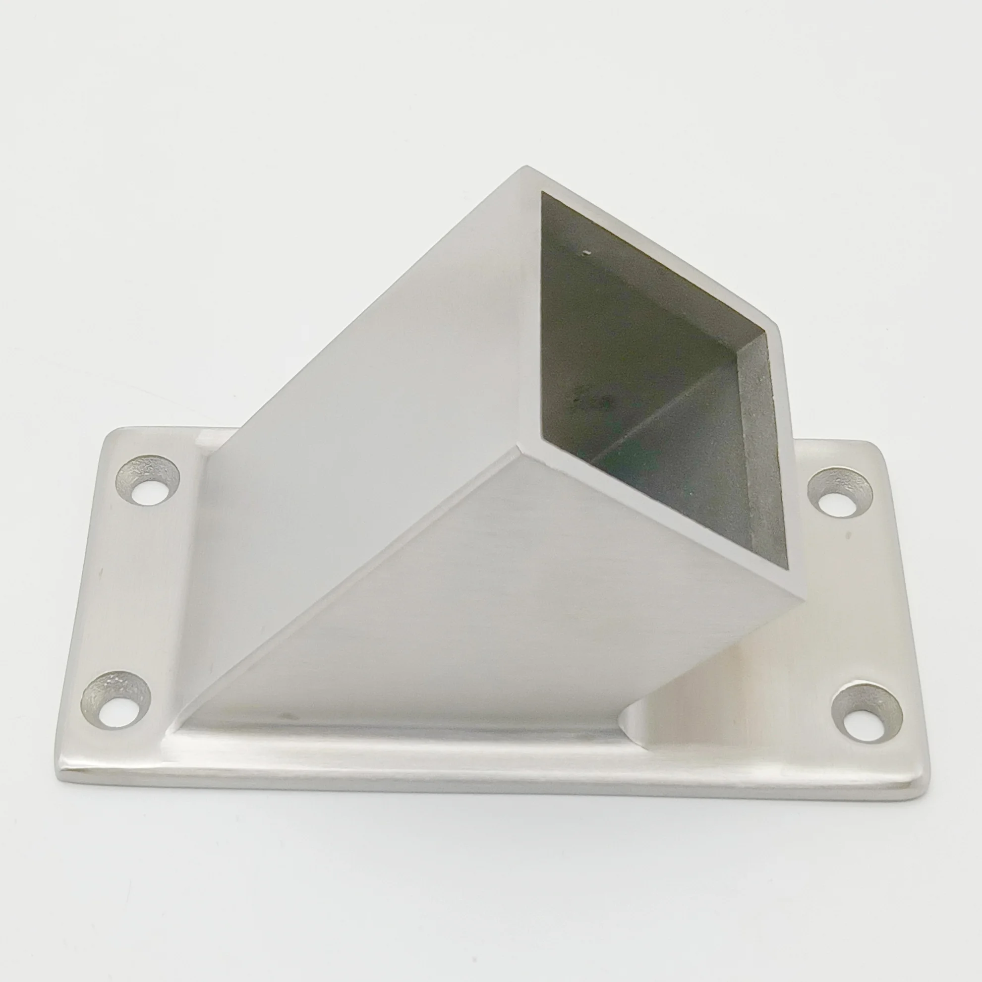 316-Stainless-Steel-Square-Handrail-Fitting-Satin-Polished-Square-Tube ...