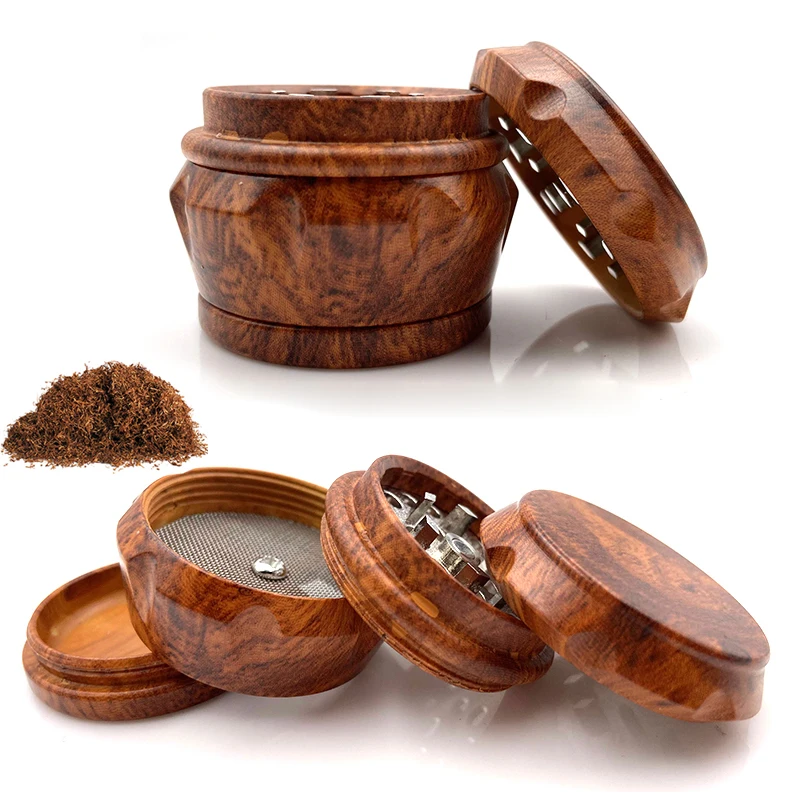 Resin-Wood-Tobacco-Grinder-for-Smoking-4-Layers-Cigarette-Grinding ...