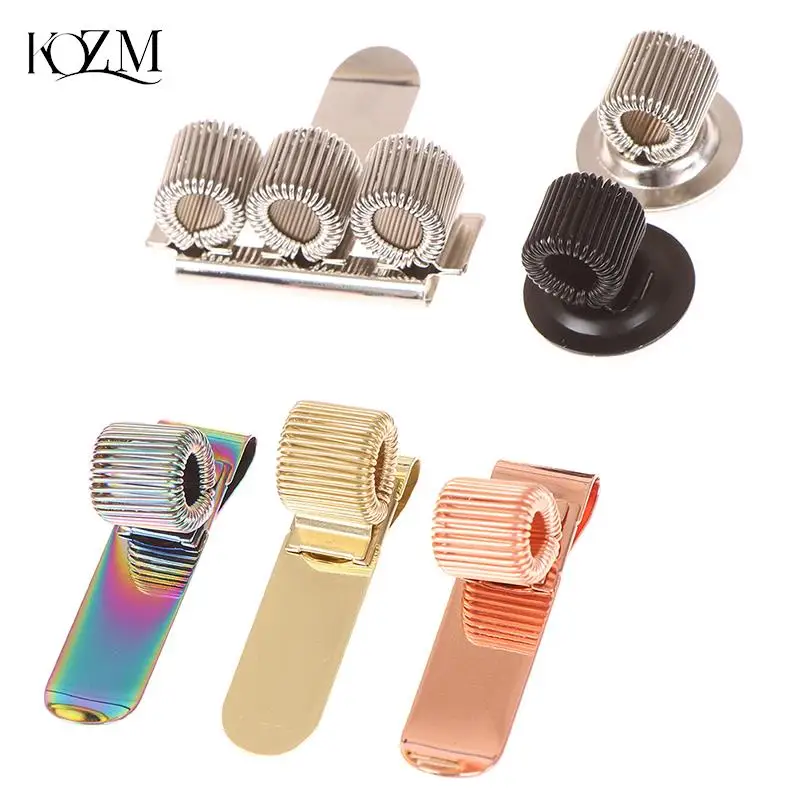 Single/Double/Triple Hole Metal Spring Pen Holder With Pocket Clip ...