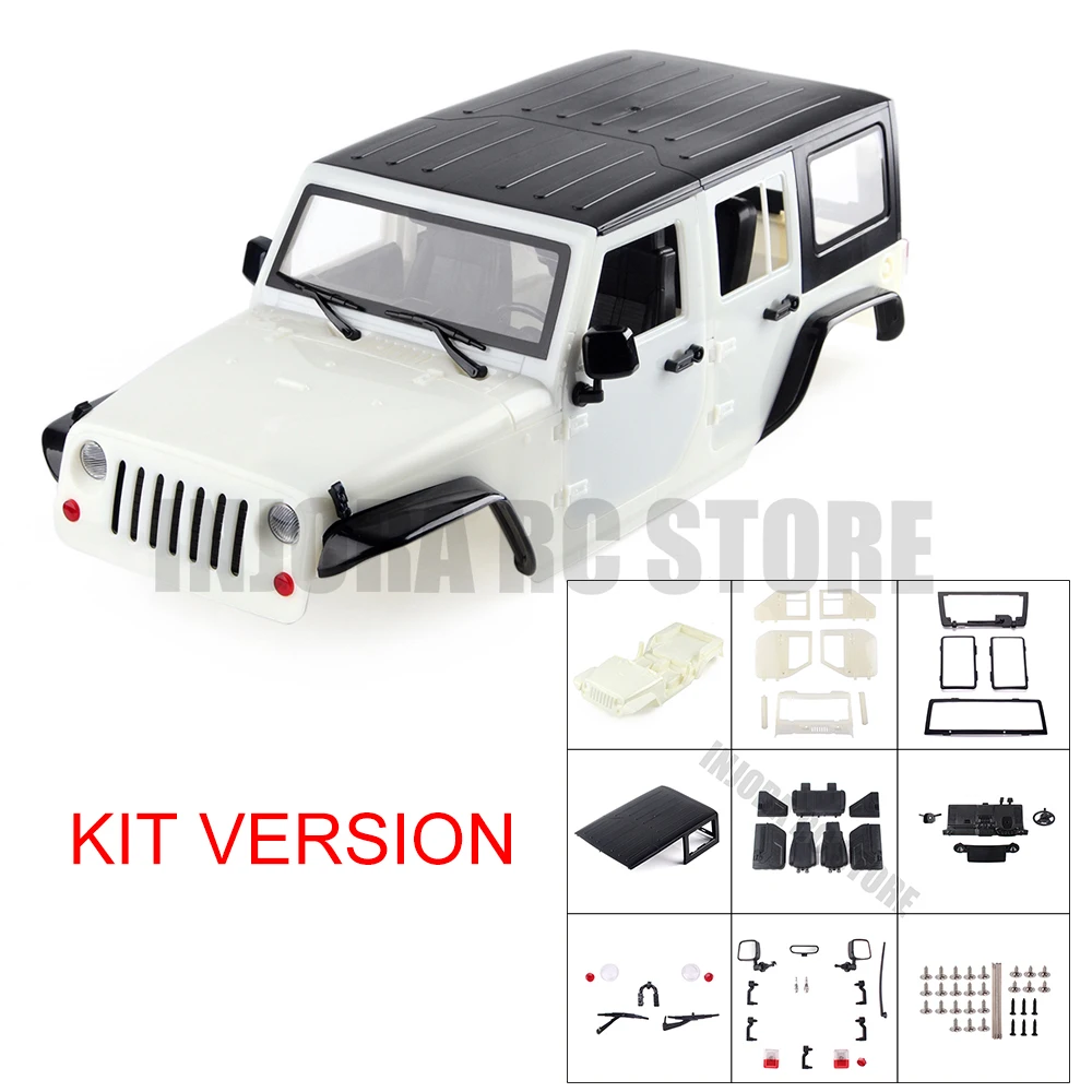 1/10 RC Rock Crawler Unassembled Kit 12.3inch 313mm Wheelbase Body ...