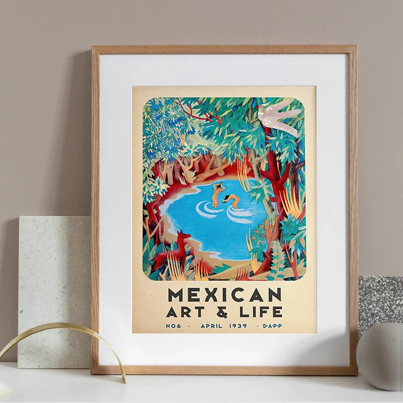 Vintage Mexican Art Prints