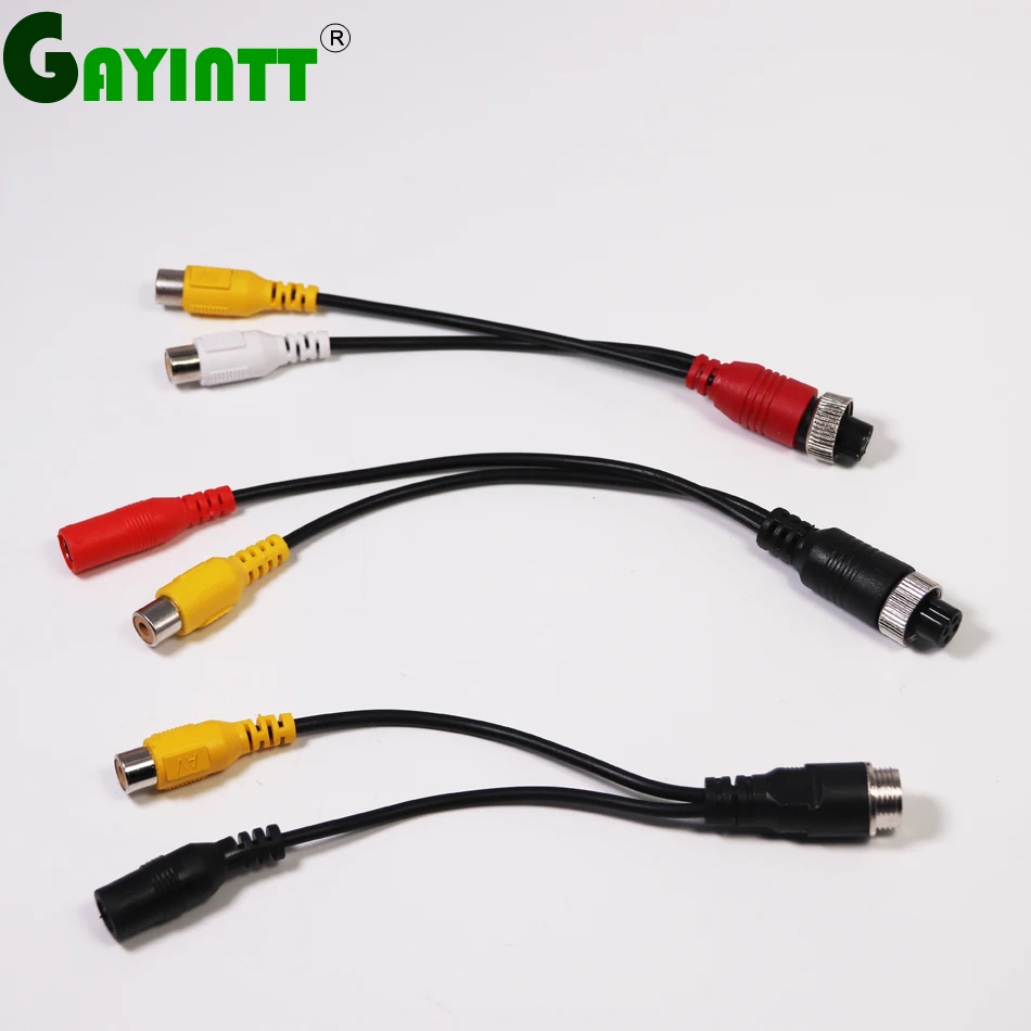 GAYINTT-4-Pin-Female-Male-to-AV-DC-Cable-Rca-Video-Audio-Power-Cable ...