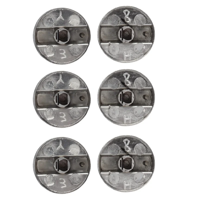 6Pcs 8mm Rotate Knob Zinc Alloy Control Knob Replacement For Kitchen ...