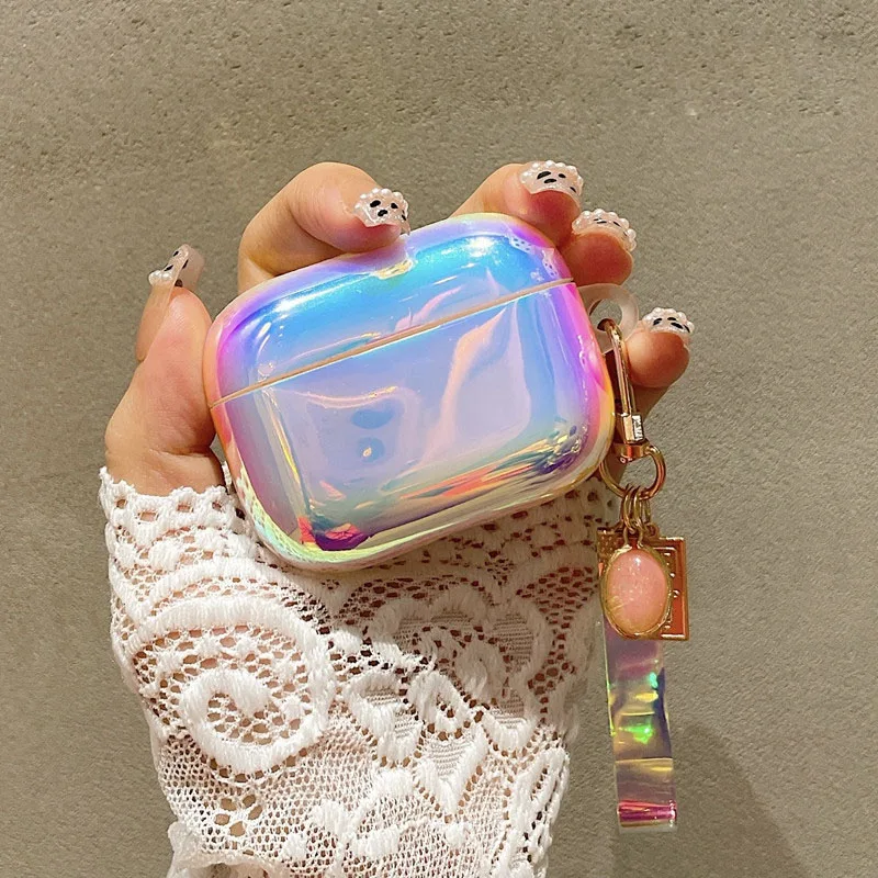 Dreamy-Colorful-laser-Soft-Earphone-Case-For-apple-AirPods-Pro-3 ...