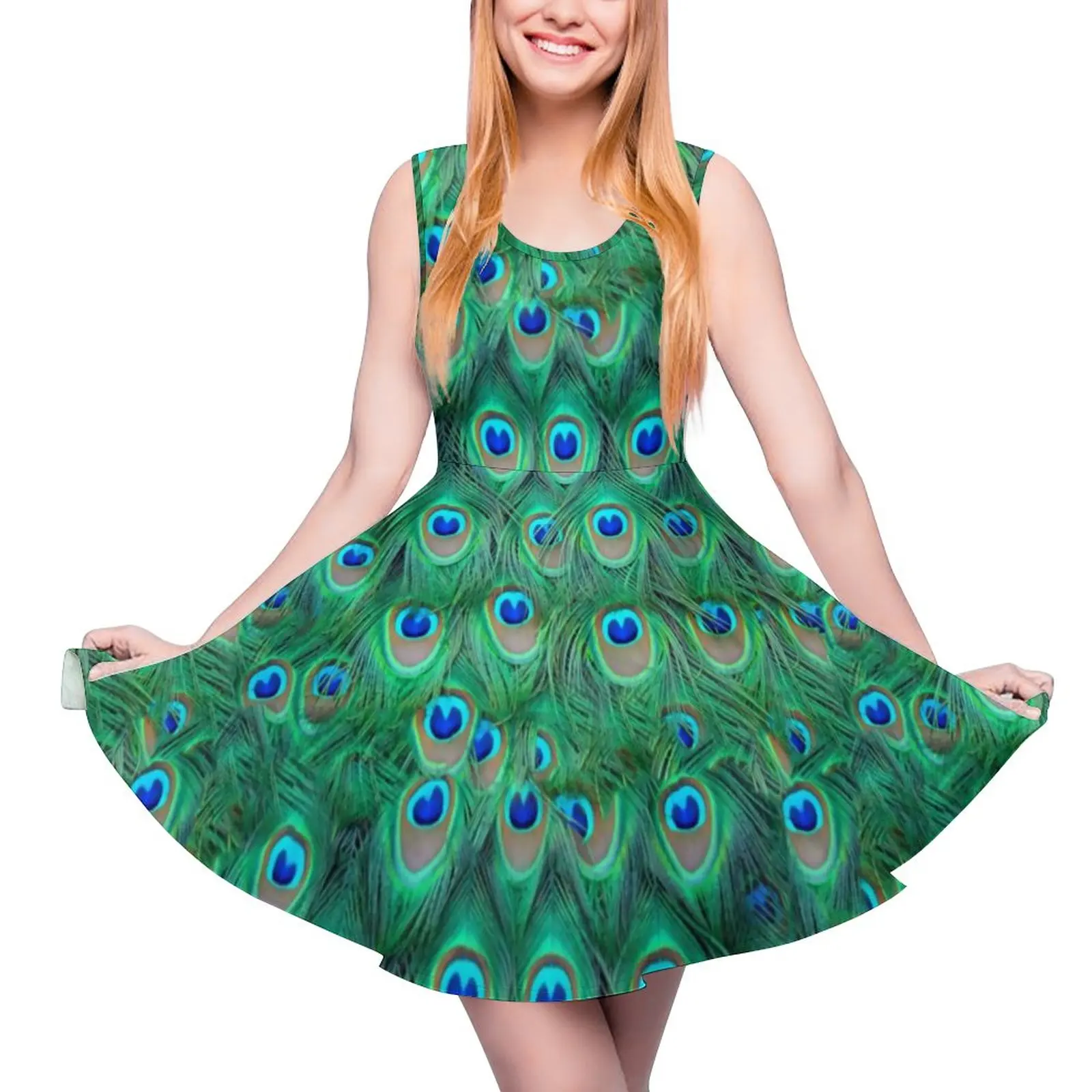 Dresses Peacock Feathers | Peacock Feather Dress Fashion | Peacock ...