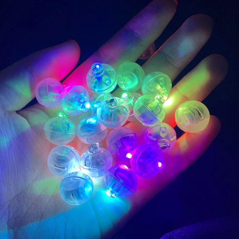 10pcs/lot Round Ball Led Balloon Lights Mini Flash Lamps For Lantern ...