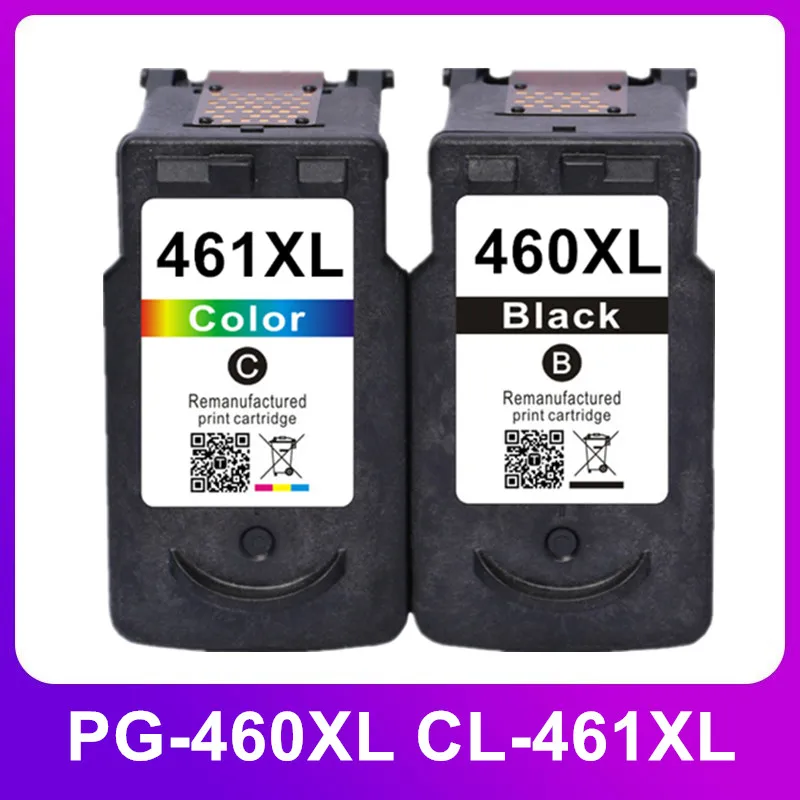 Remanufactured For Canon PG 460 CL 461 pg-460 cl-461 Ink Cartridge ...