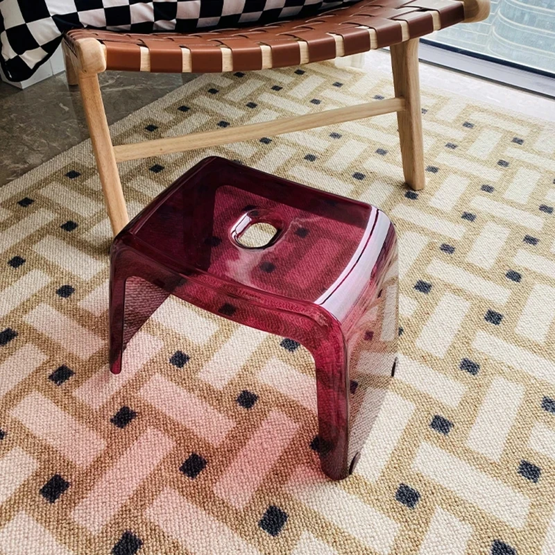 Tourist-Kitchen-Plastic-Stool-Small-Modern-Leisure-Ergonomic-Foot-Stool ...