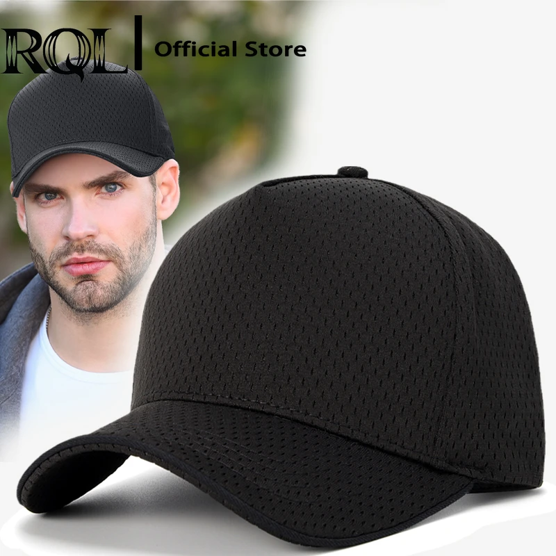 Large-Size-Big-HeadQuick-Dry-High-Crown-Running-Hats-Plain-Mesh ...