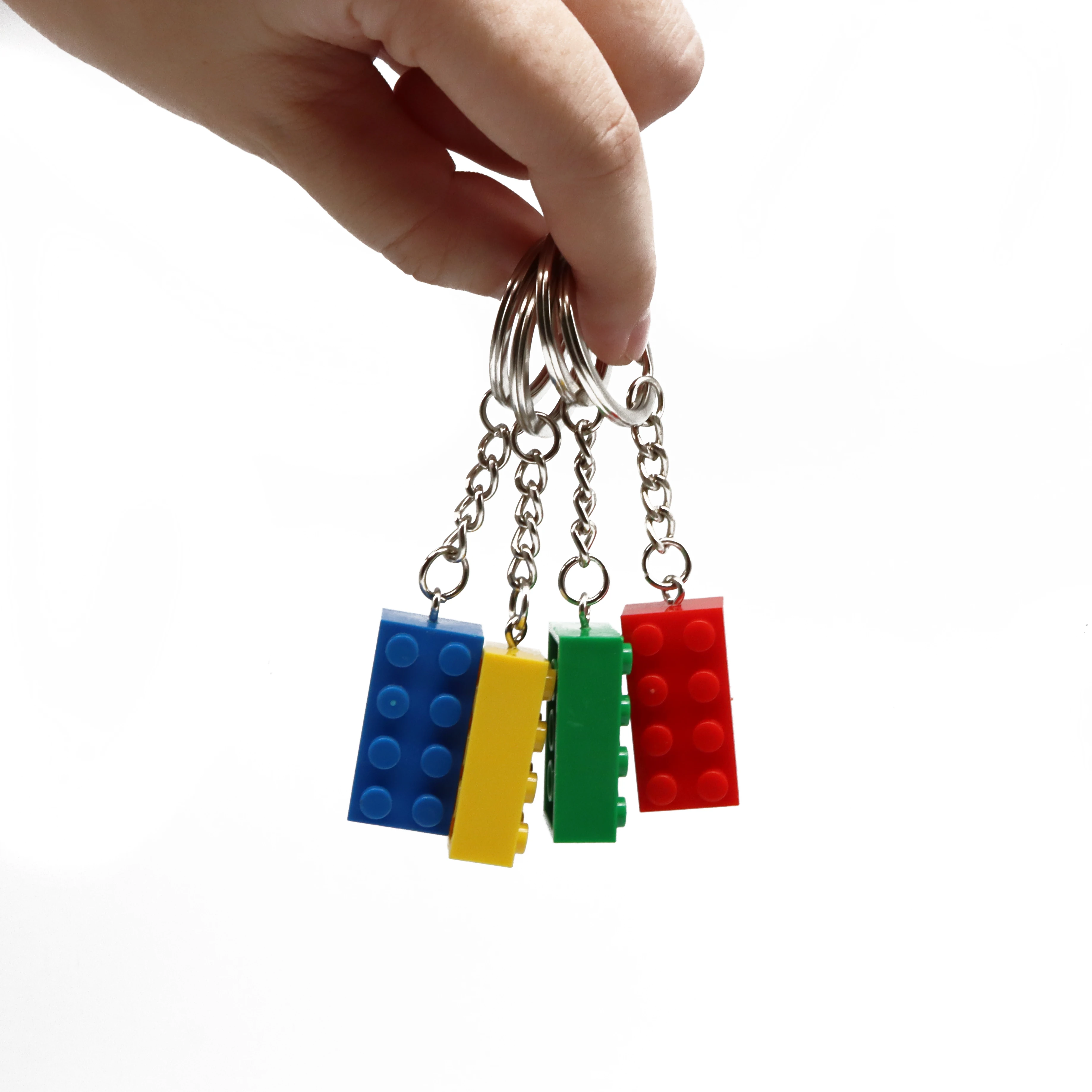 3001-Building-Blocks-Keychain-Hanging-Ring-Bricks-23-colors-2x4-DIY ...