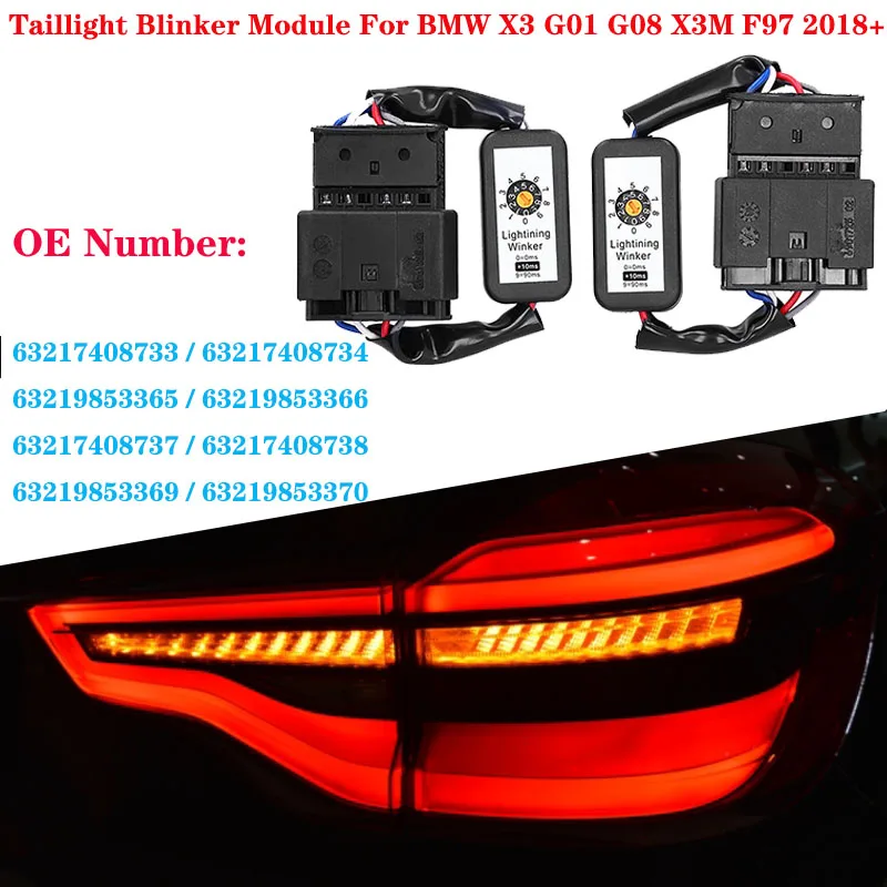 Auto-Dynamic-Turn-Signal-Indicator-LED-Taillight-Add-On-Module-Cable ...