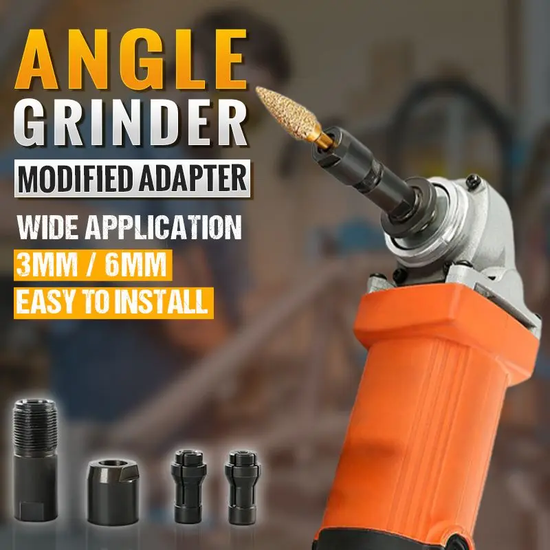 Universal-Angle-Grinder-Modified-6-3mm-Adapter-To-Straight-Grinder ...
