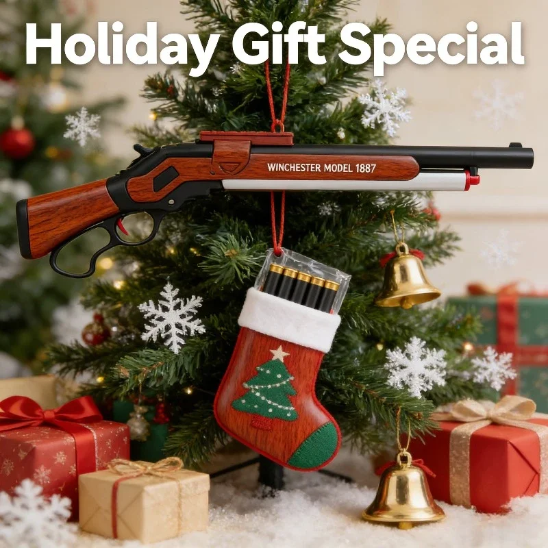 M1887 Winchester Throwing Shell Toy Gun Soft Bullet Airsoft Launcher ...