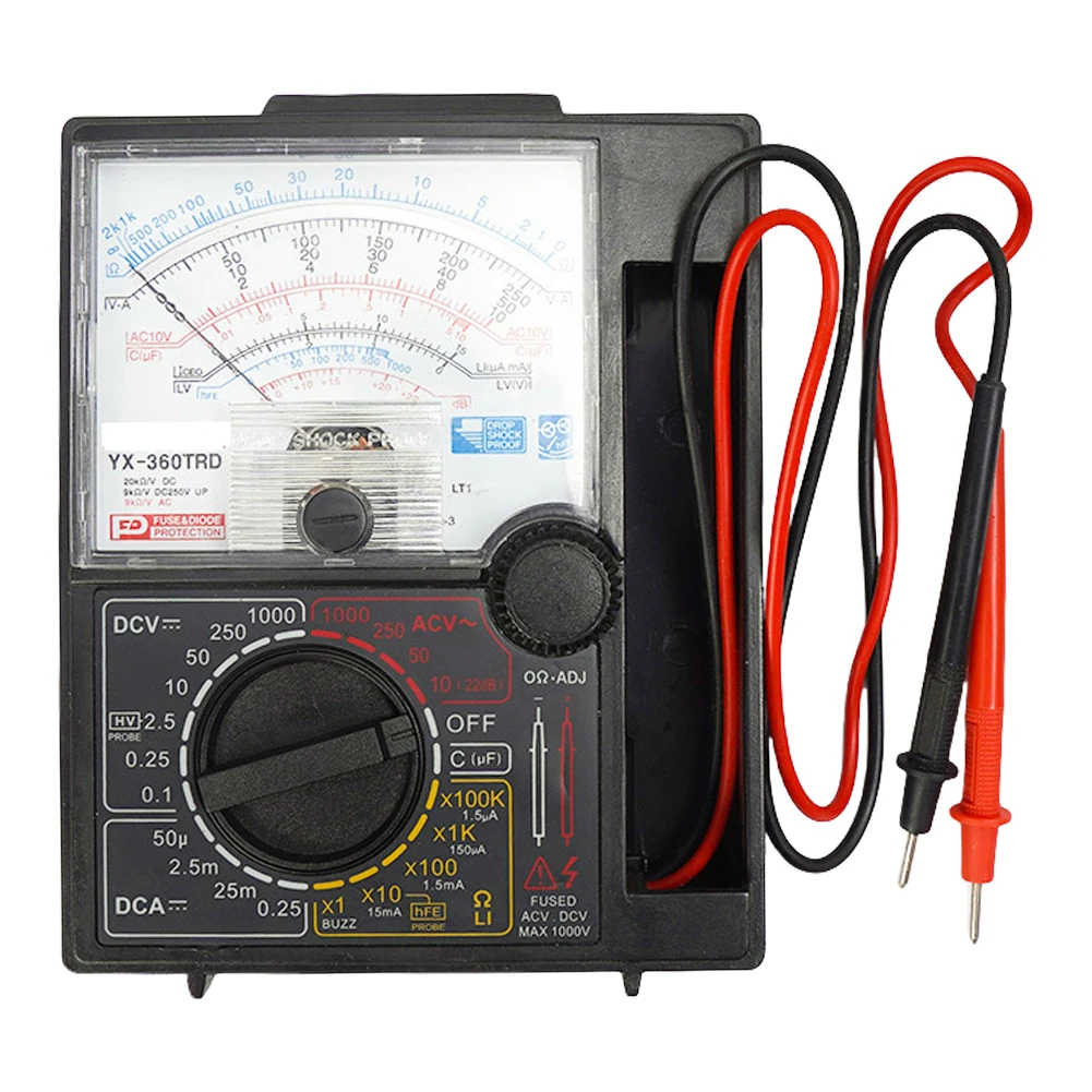 Voltmeter-Ammeter-with-Buzzer-Test-Pen-Analog-Multimeter-Tester ...