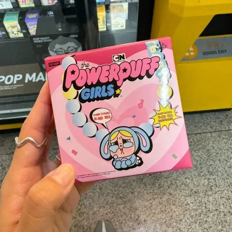 Pop-Mart-Cry-Baby-Power-Puff-Girls-Series-bolso-de-cadena-para-tel-fono ...