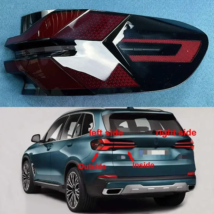 For BMW X5 2023 Rear Outer Taillight Shell Tail Lamp Cover Brake Lights ...