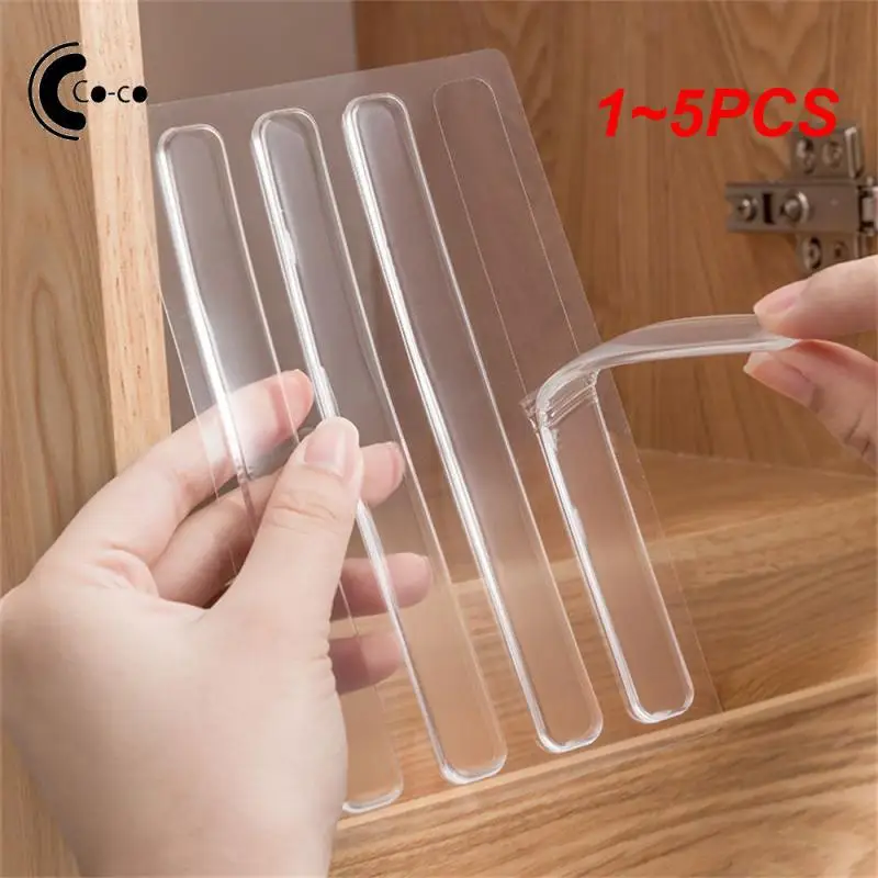 1-5PCS-Anti-collision-Door-Sticker-Furniture-Wall-Protection-Silicone ...