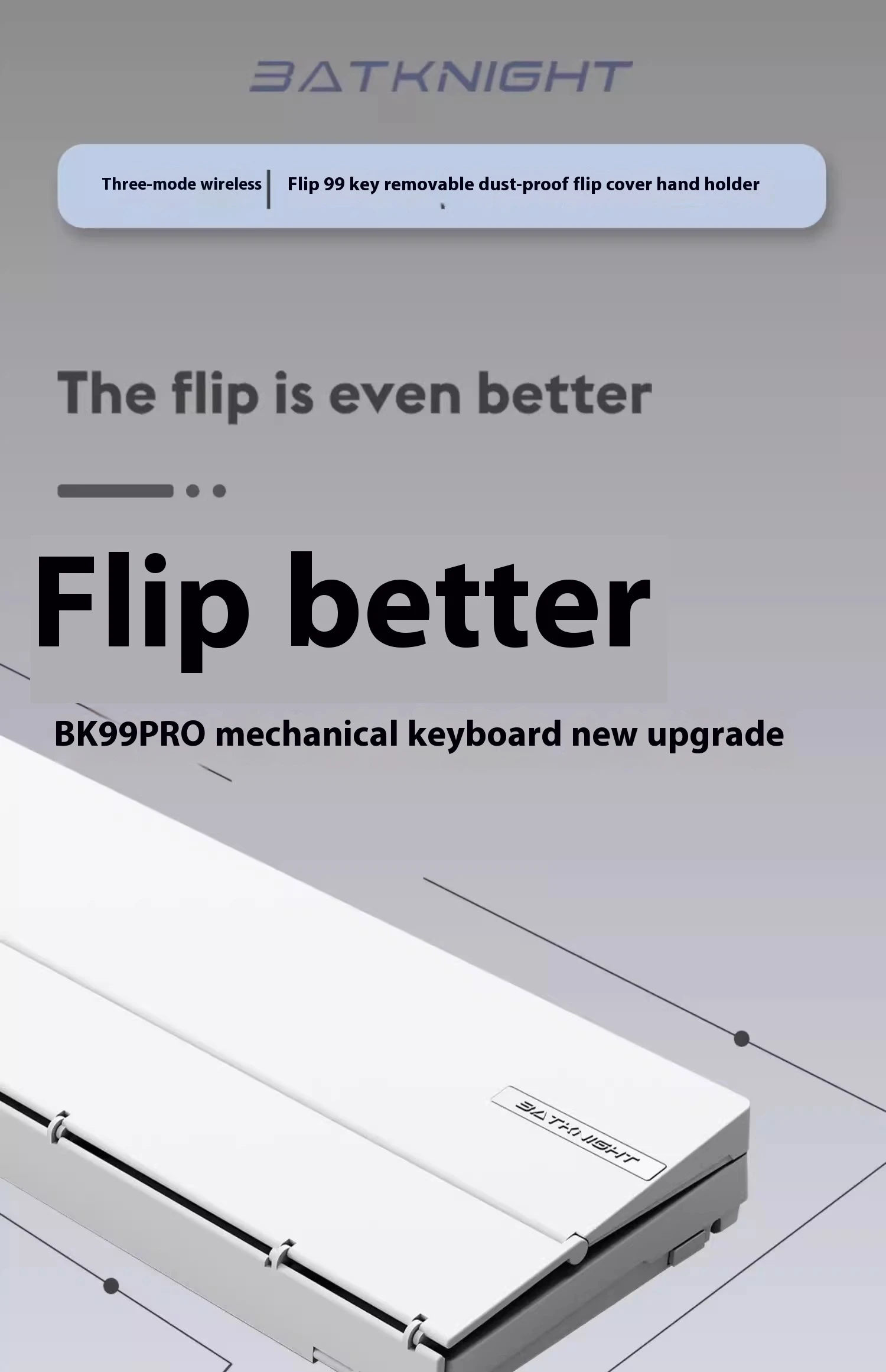 BATKNIGHT BK99pro Three Mode Hot-Swap RGB Mechanical Keyboard | Unendingtech