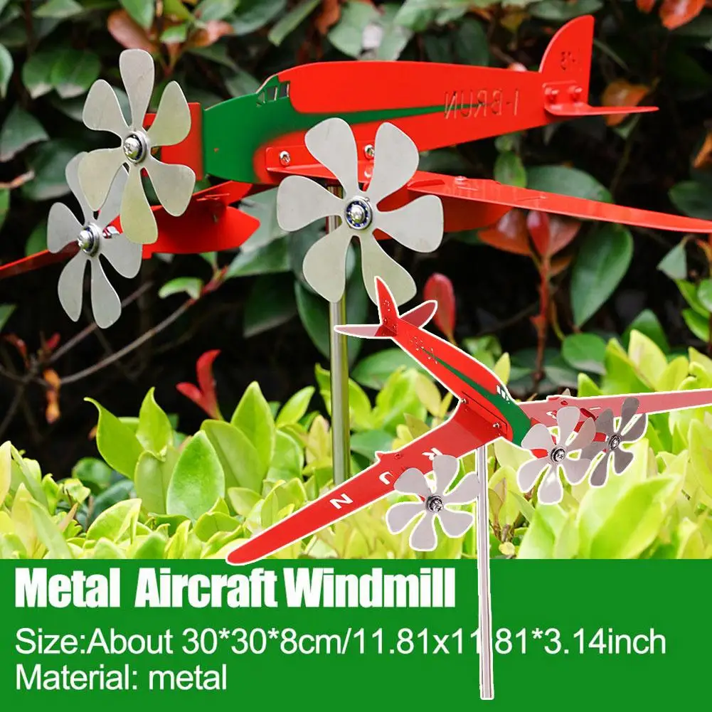 3D Piper J3 Cub Wind Spinner Plane Metal Aircraft Weather Vane Outdoor ...
