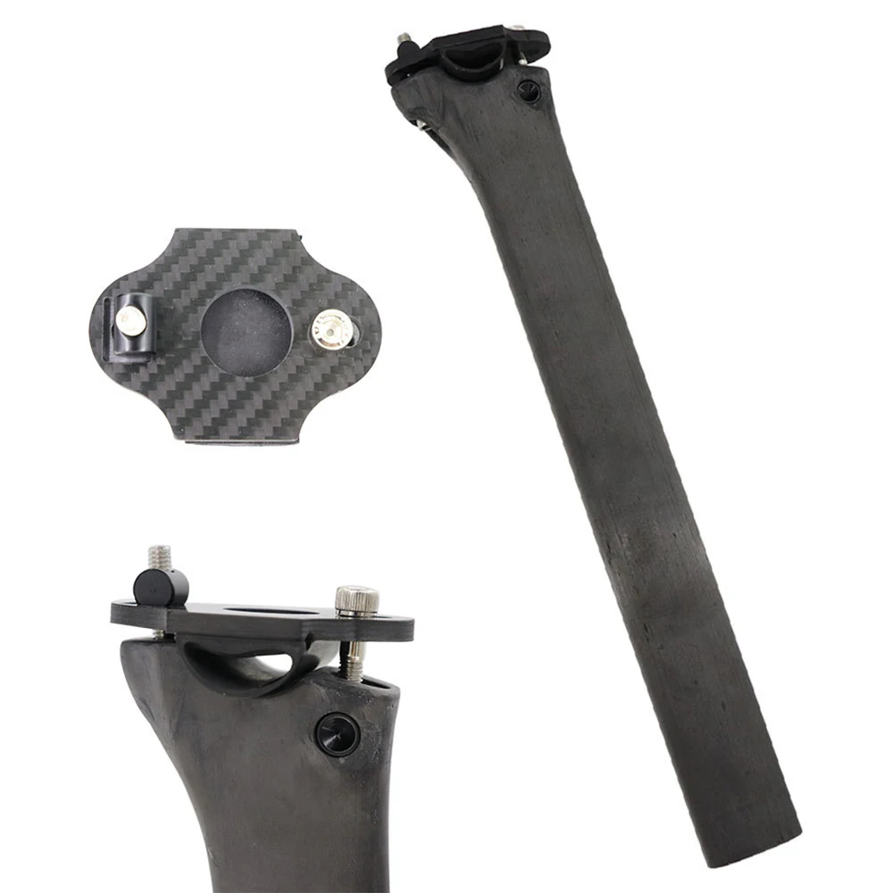 Carbon Fiber Bike Seat Post 340MM 0 Degrees Road Mountain Bike Seatpost ...