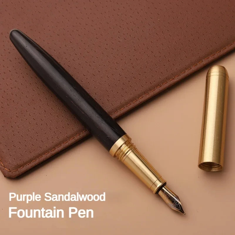 Natural-Wood-Fountain-Pens-F-Extra-Fine-Nib-Luxury-Elegant-Pens-For ...