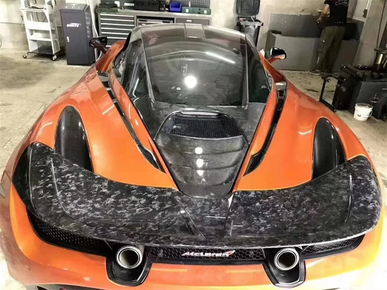 Real Forged Carbon Fiber Rear Trunk Wing Spoiler For McLaren 720S 2017 ...