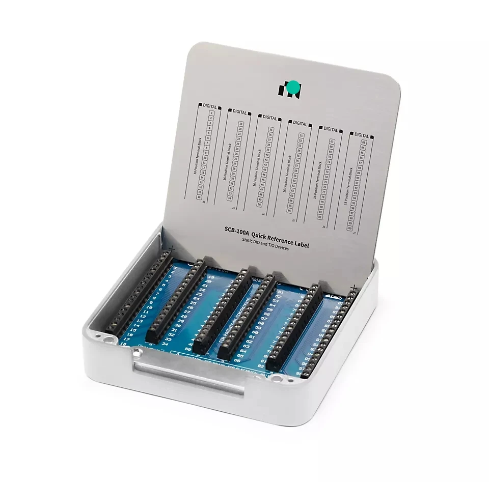 NI-SCB-100A-junction-box-100-pin-SCSI-female-to-100-pin-bolt-terminal ...