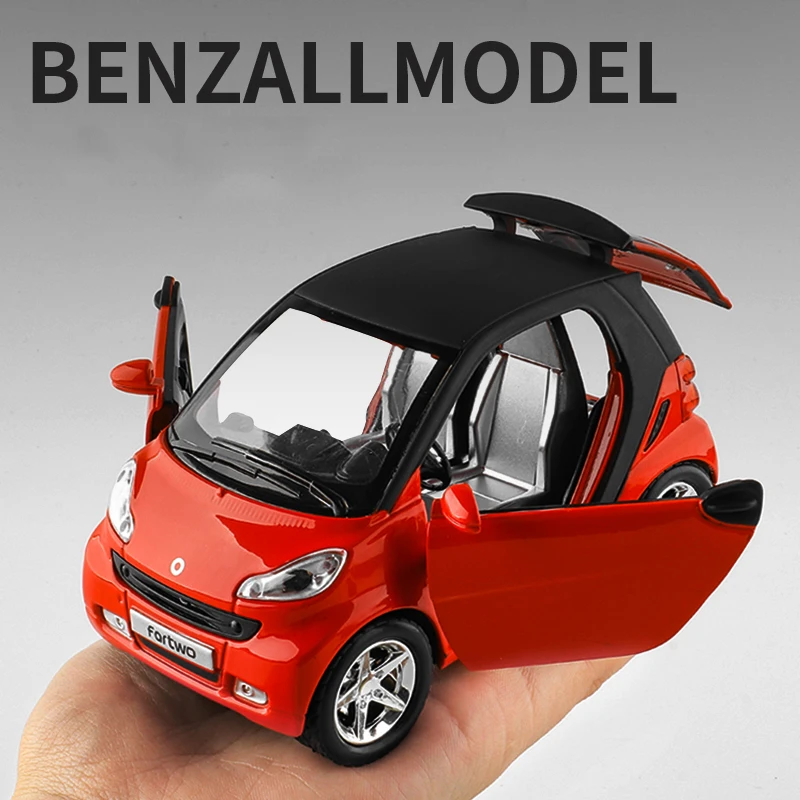 Coche de juguete de aleación a escala 1/32 para Smart Fortwo Forfour ...