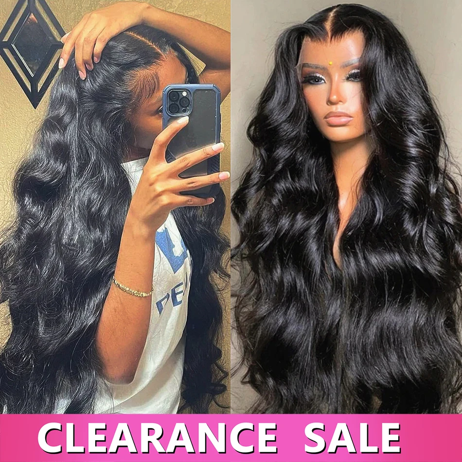 Perruque-Lace-Closure-Wig-Body-Wave-Naturelle-Cheveux-Humains-4x4-13x4 ...