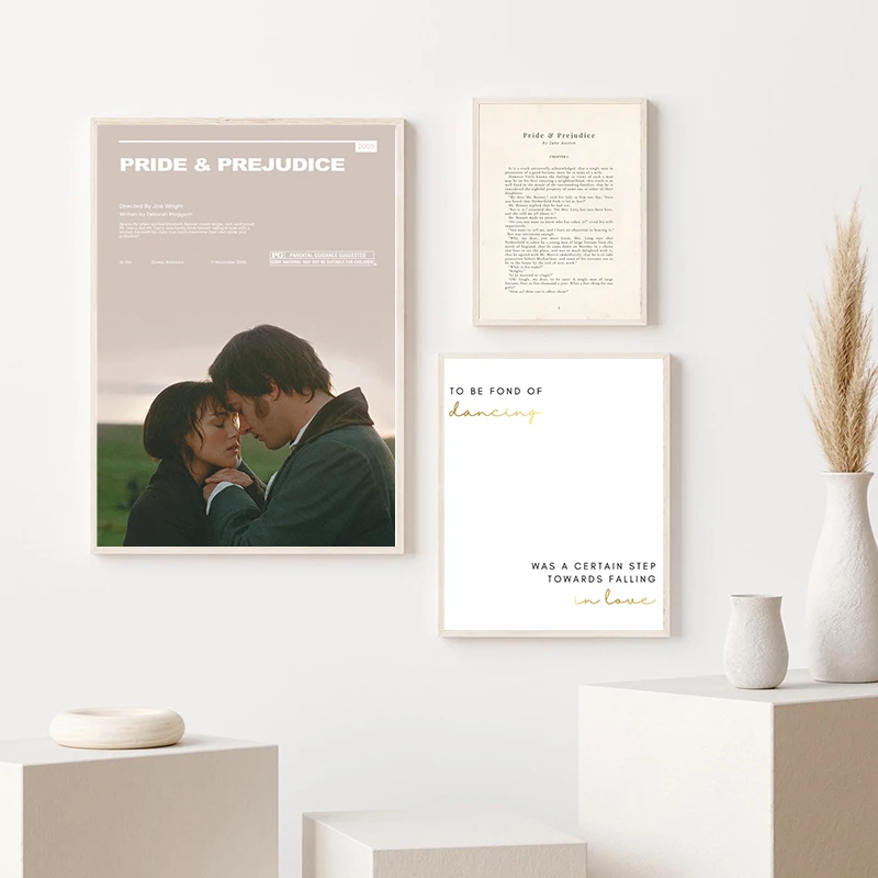 Pride And Prejudice Book Cover Poster