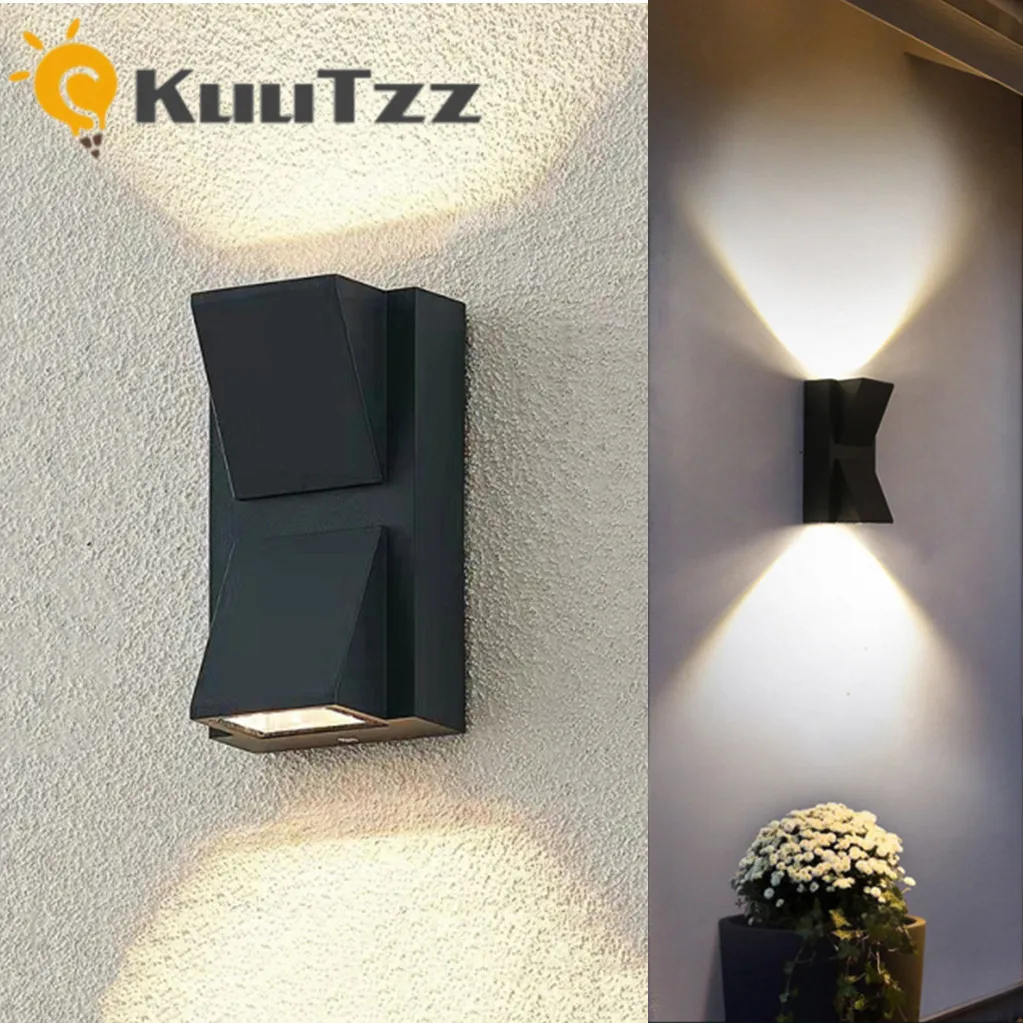 AC85-265V-LED-Wall-Lamp-Up-And-Down-Luminous-Outdoor-Waterproof ...