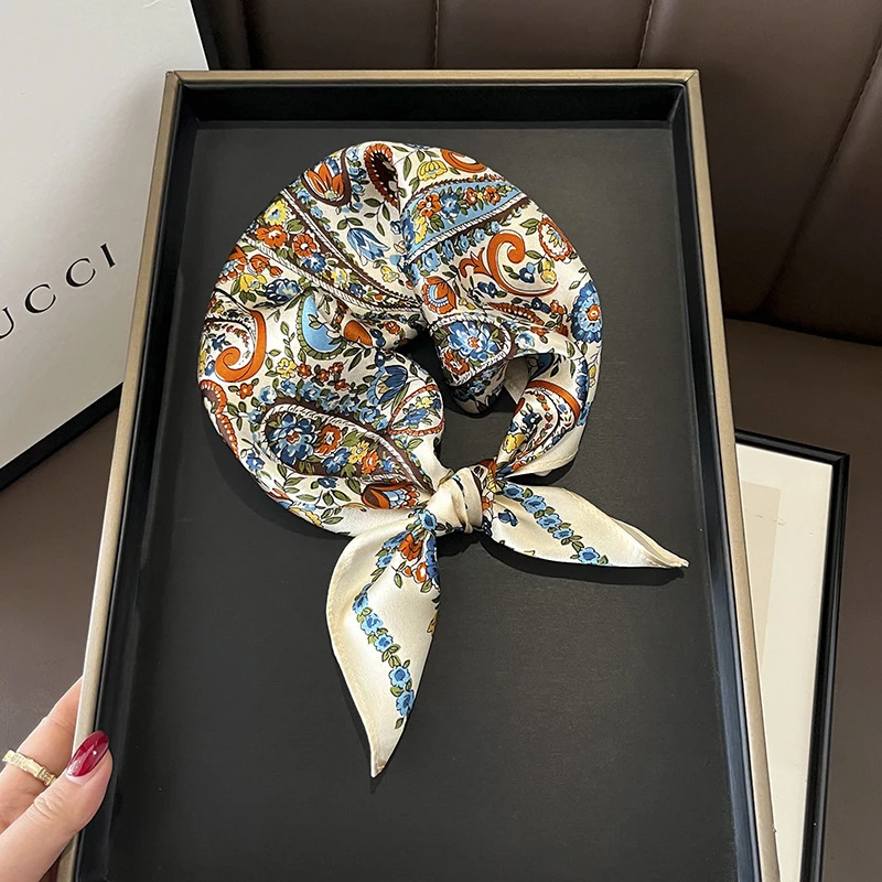 Fashion-Women-Summer-100-Silk-Neck-Scarf-for-Hair-Headband-Luxury-2023 ...