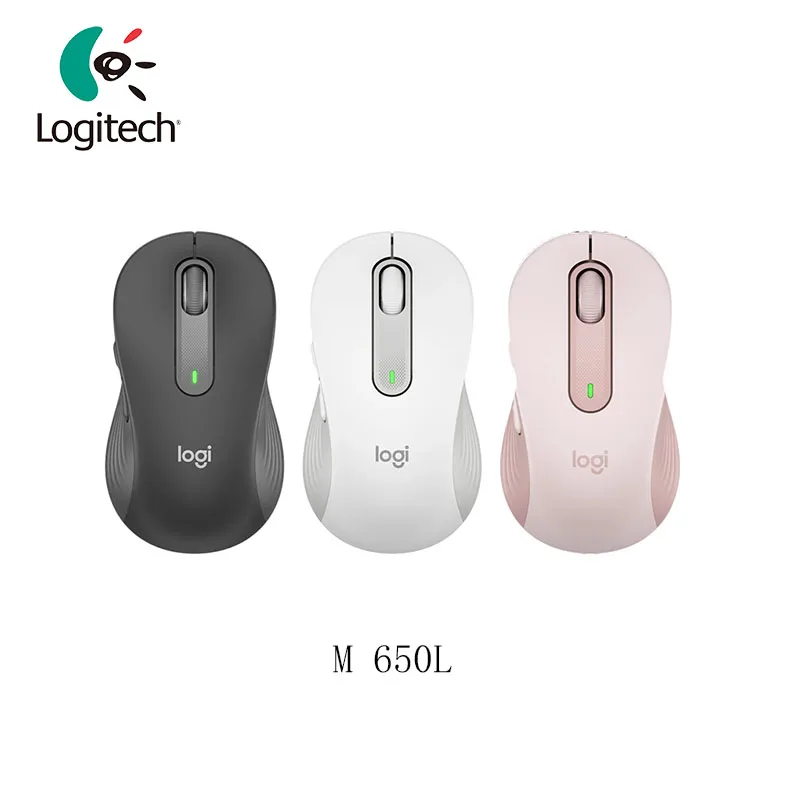 New-Logitech-Bluetooth-Mouse-Wireless-Office-M650-M650-L-Wireless-Mouse ...