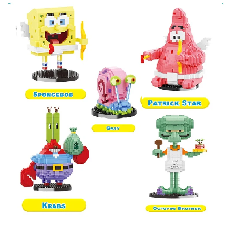 New-SpongeBob-SquarePants-BLOCK-Micro-Part-culas-Block-City-Patrick ...