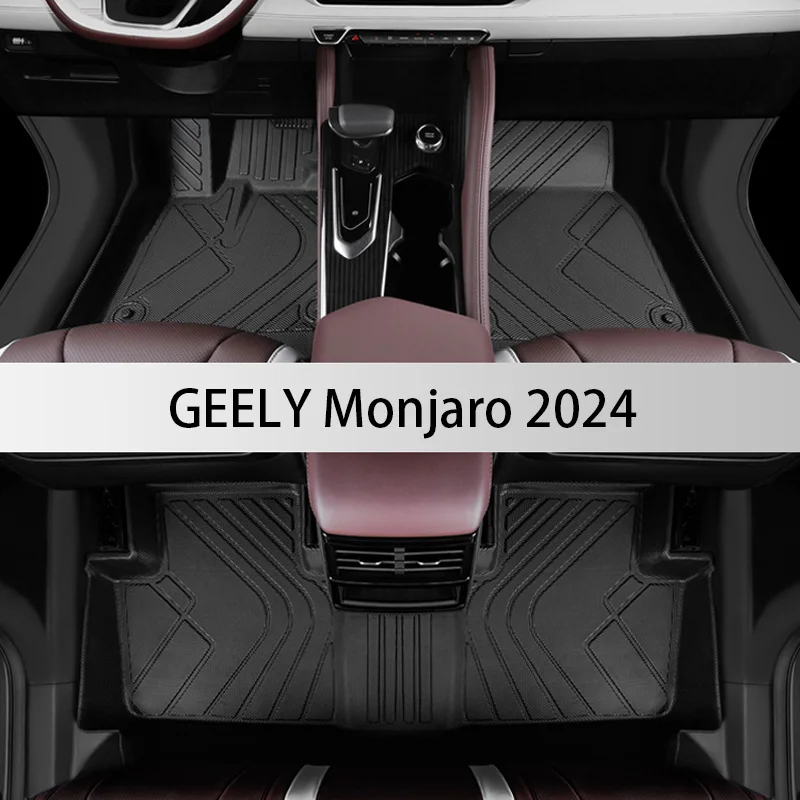 TPE Custom Car Floor Mats For GEELY Monjaro 2024 Waterproof Carpet Auto ...